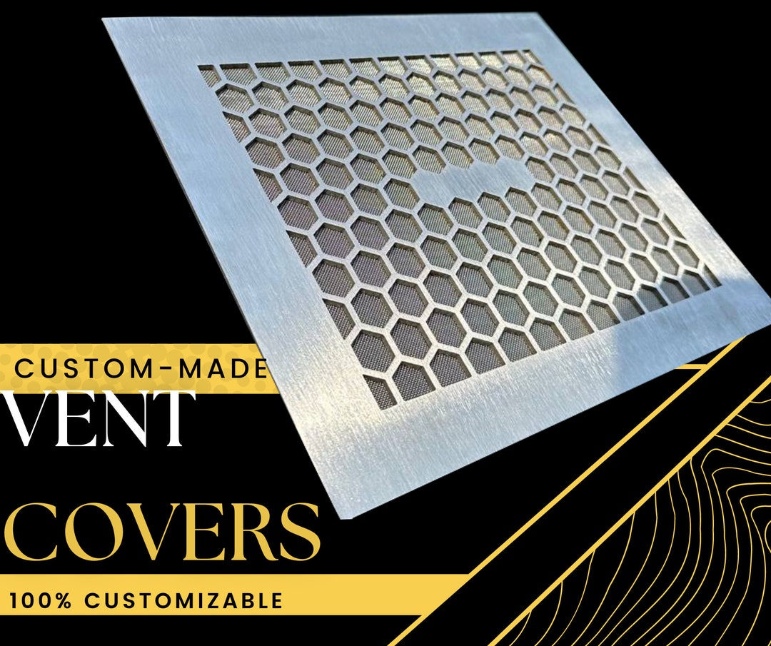 Custom-made Stainless Steel Ventilation Grilles With Mesh, Fully ...