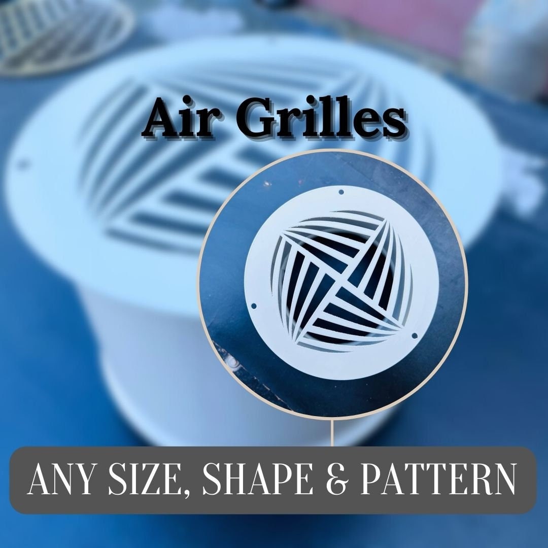 Custom-built Round Shape Ventilation Grilles, Circle Air Registers With ...