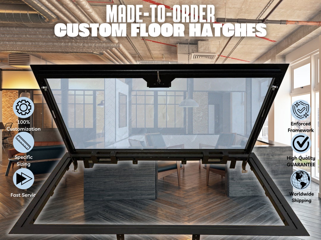 Custom Built Glass Door Floor Hatches | Made-to-measure Access Doors ...