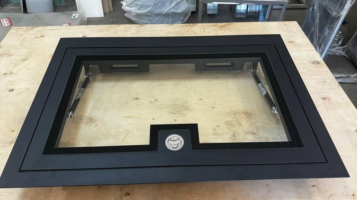 Totally Custom Built Glass Door Floor Hatches | Made-to-measure Access ...