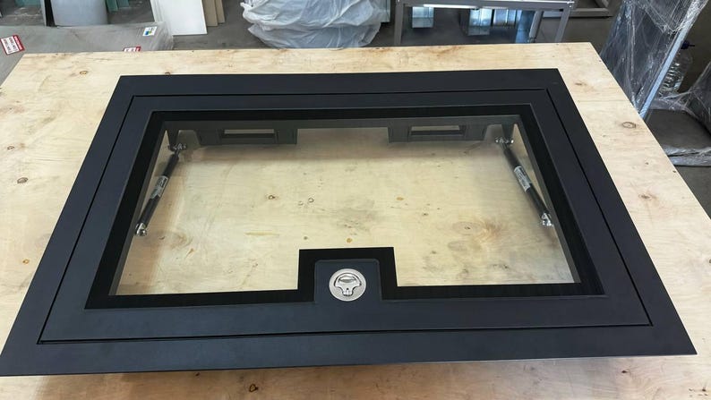 Totally Custom Built Glass Door Floor Hatches | Made-to-measure Access ...