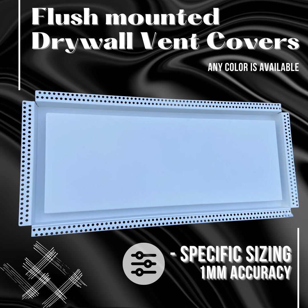 Frameless Drywall Return Grilles, Bathroom / Ceiling / Walls Air ...