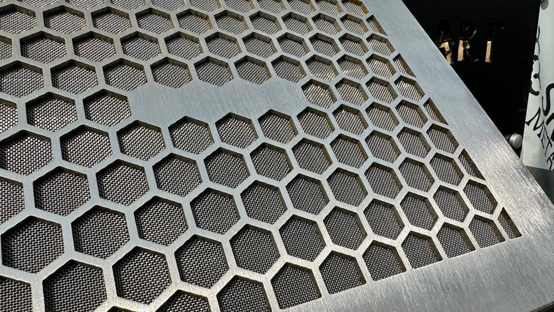 Custom-made Stainless Steel Ventilation Grilles With Mesh, Fully ...