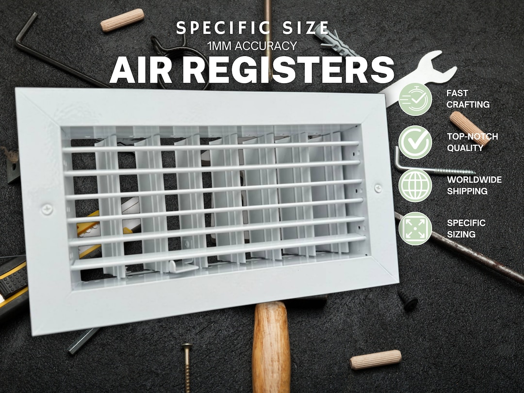 Custom Size HVAC Grilles, HVAC/R Systems, Air Register With Damper ...