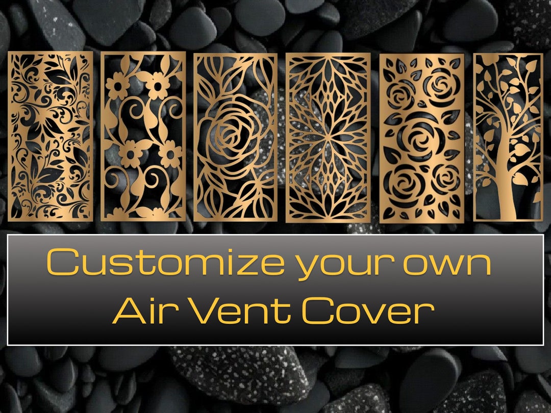 Handcrafted Metal Framed Air Flow Grilles - Custom Design Options ...