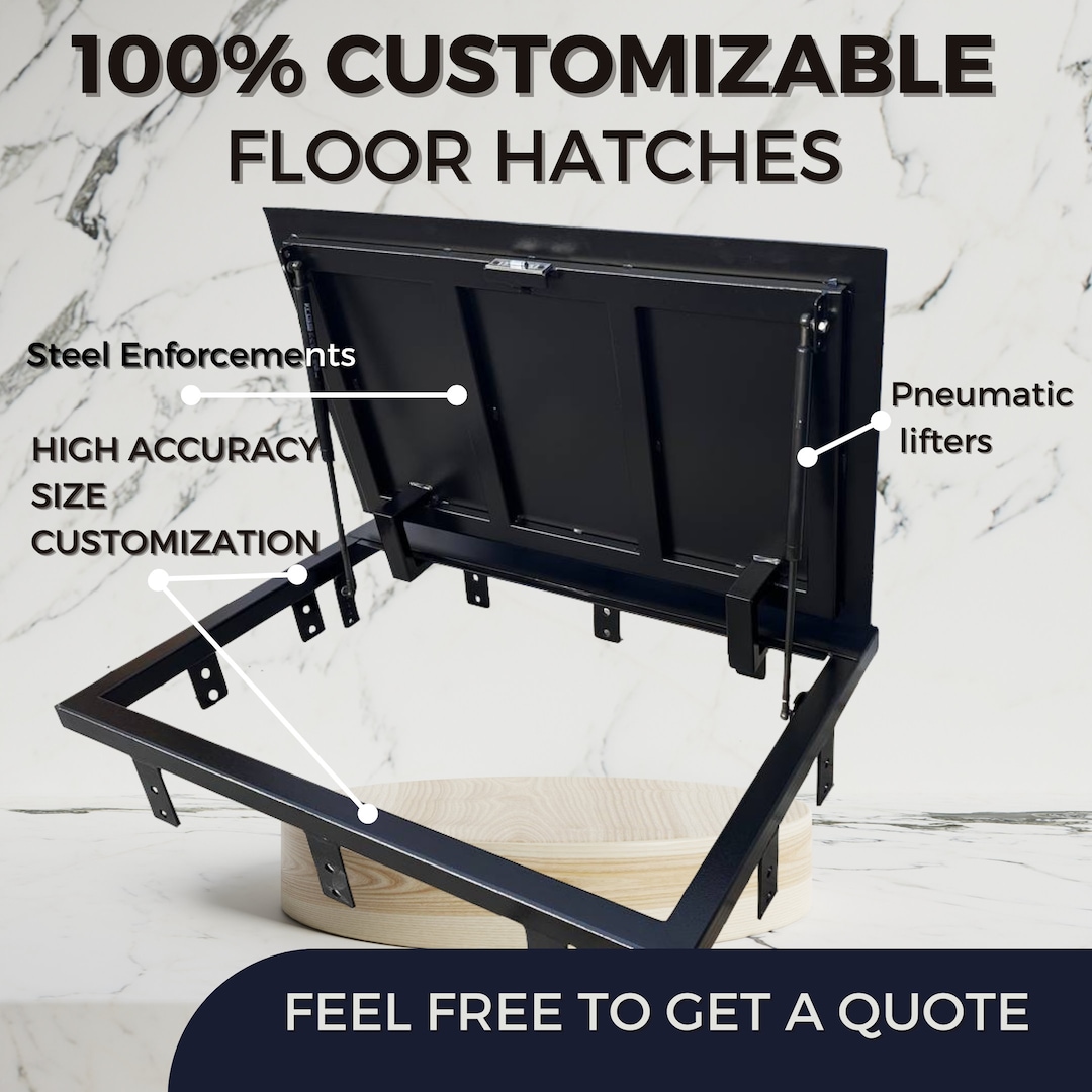 Handmade Steel Floor Hatch - Customized Access Door With Precision ...