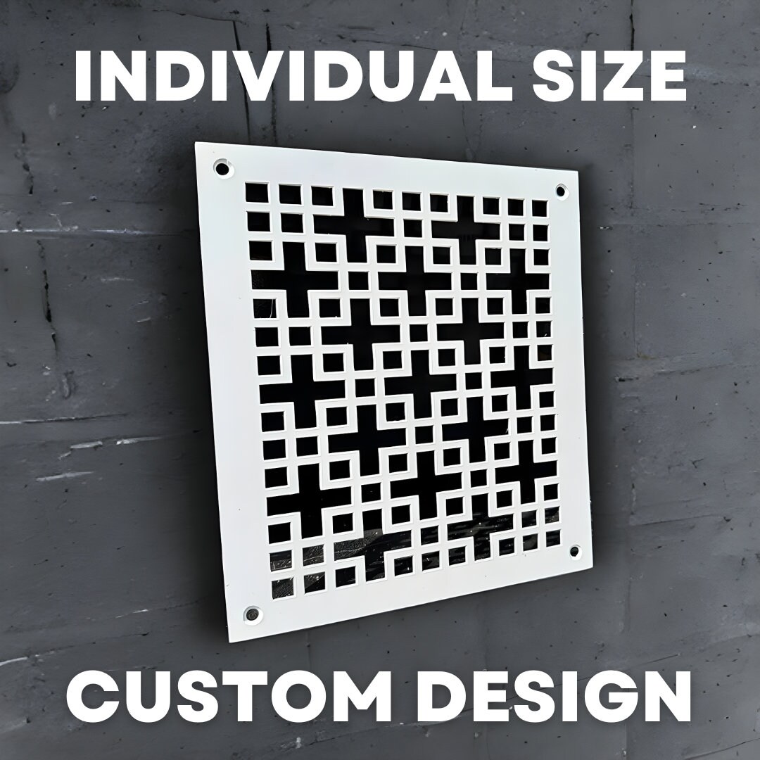 Handcrafted Custom Flat Vent Grilles - Unique Designs for Your Home ...