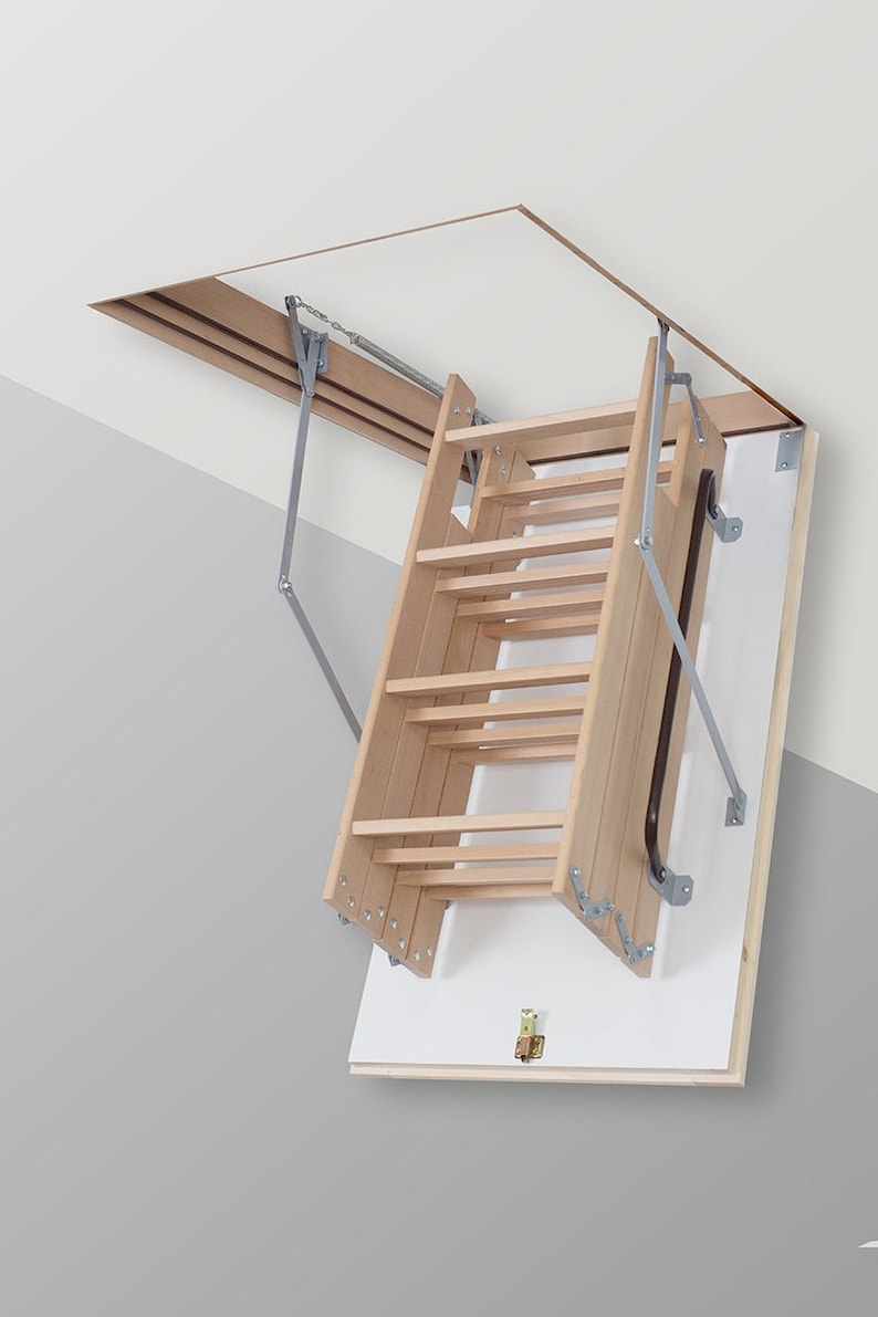 ANY SIZE Custom Attic Pull-down Stairs/ladders, Access Stairs, Folding ...