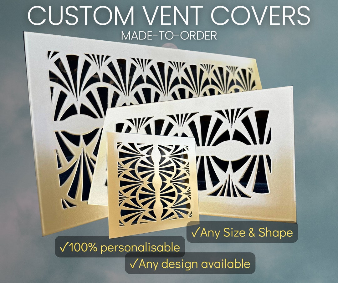 Custom Metal Flat Ventilation Panels - Personalized Home Decor ...