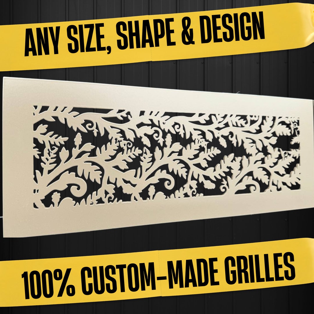 Custom Size and Design Personalized Metal Framed Air Ventilation ...