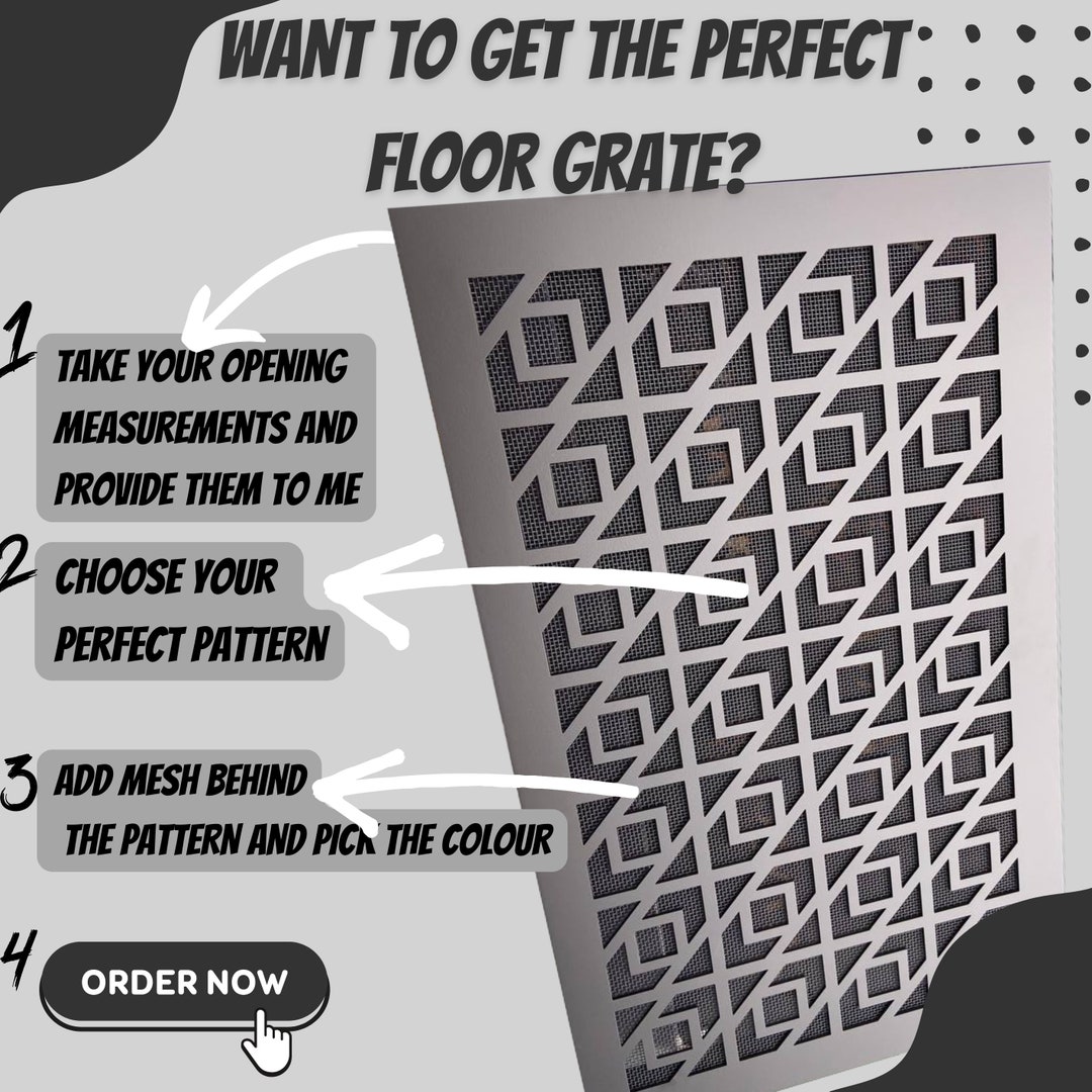 Individual Size Floor Vents, Custom-made Floor Grates, Floor Grilles ...