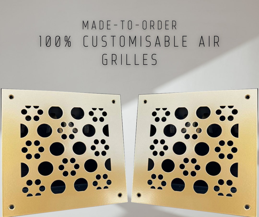 Handcrafted Flat Metal Air Registers - Made-to-order Art Pieces ...