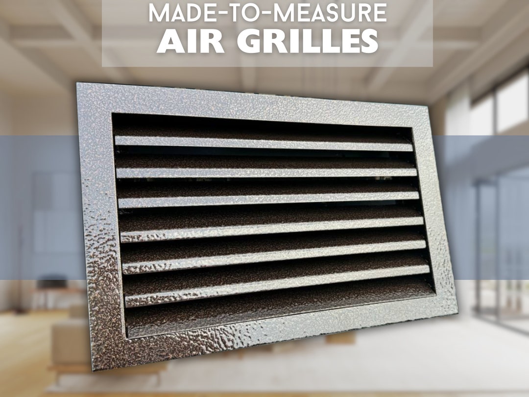 Made-to-measure Ventilation Grilles - Bespoke Metal Air Ventilation Grilles - Custom Size and ...