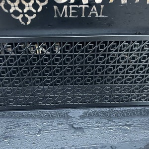 Handcrafted Metal Framed Air Flow Grilles - Custom Metal Framed HVAC ...