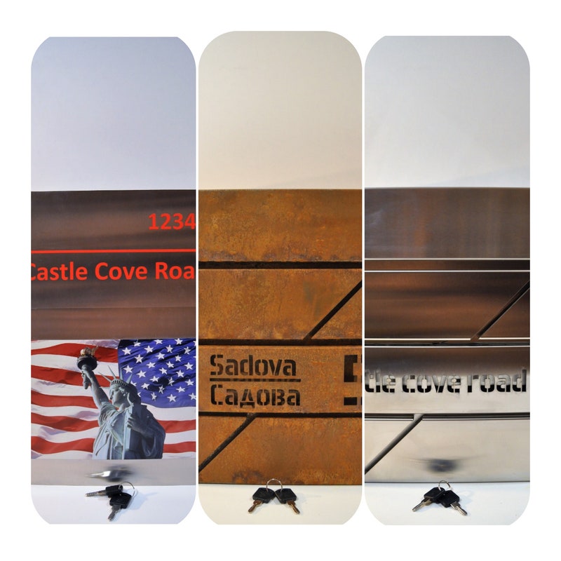 Corten Mailbox - Etsy