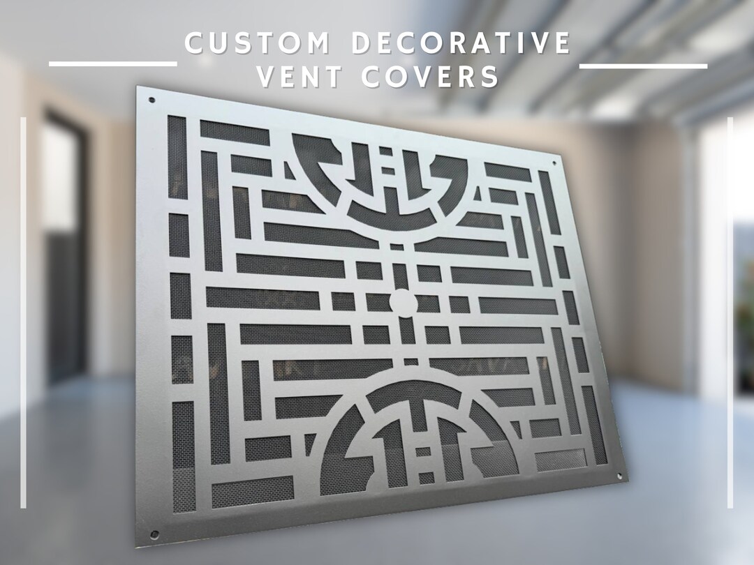 Personalized Metal Framed Air Ventilation Screens - Rear Mounting ...