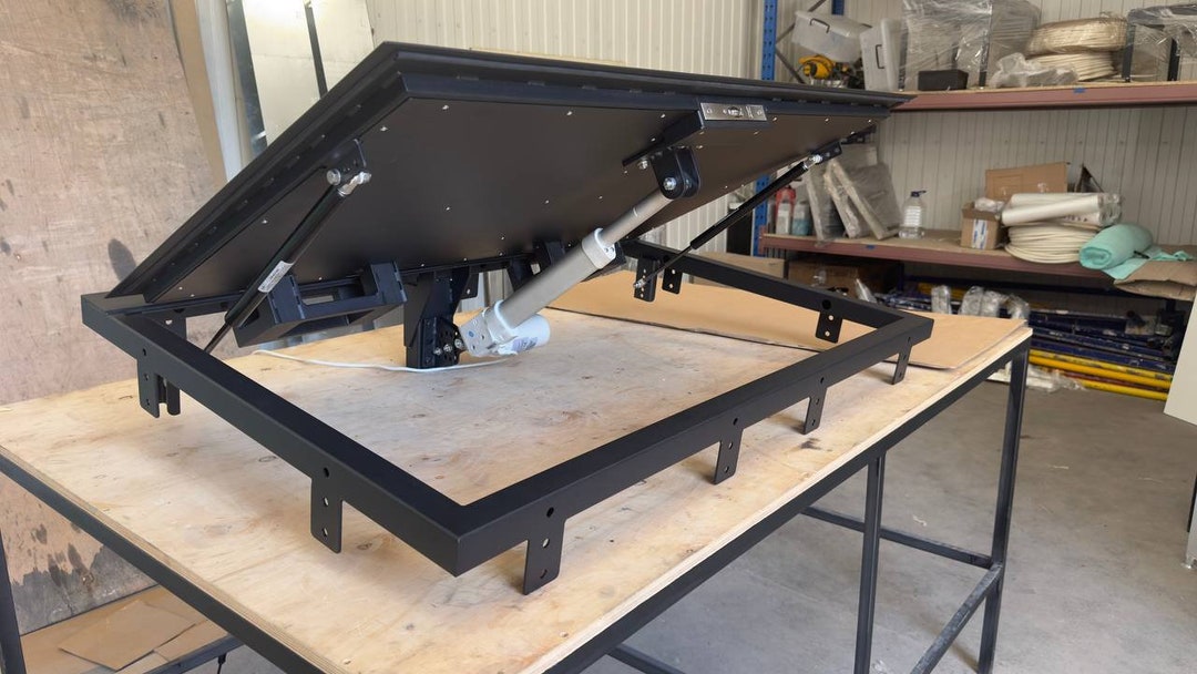 Tailored Floor Hatch With Electric Lifting System - Made-by-measure ...