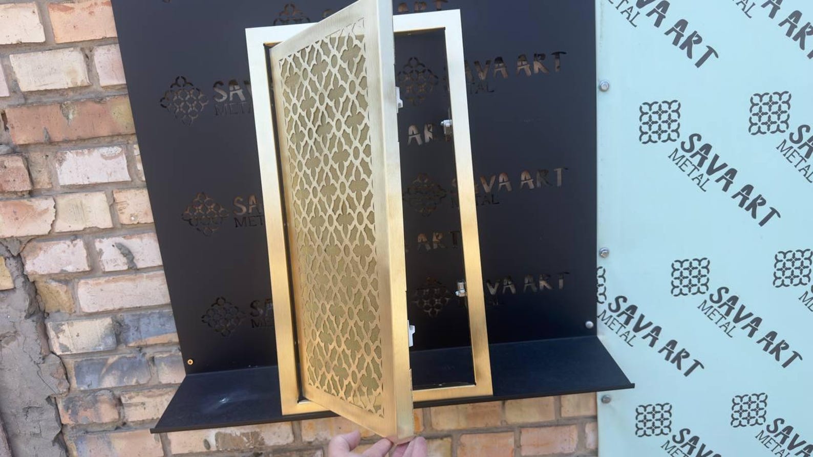 Custom Size and Design Brass Access Panels With Hinges and Latches ...
