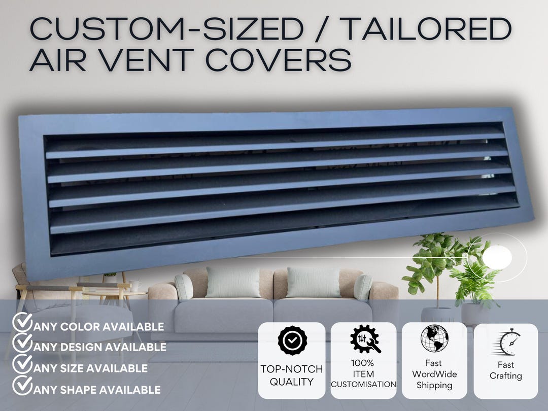 Fully Customizable Ventilation Grilles - Bespoke Metal Air Ventilation ...