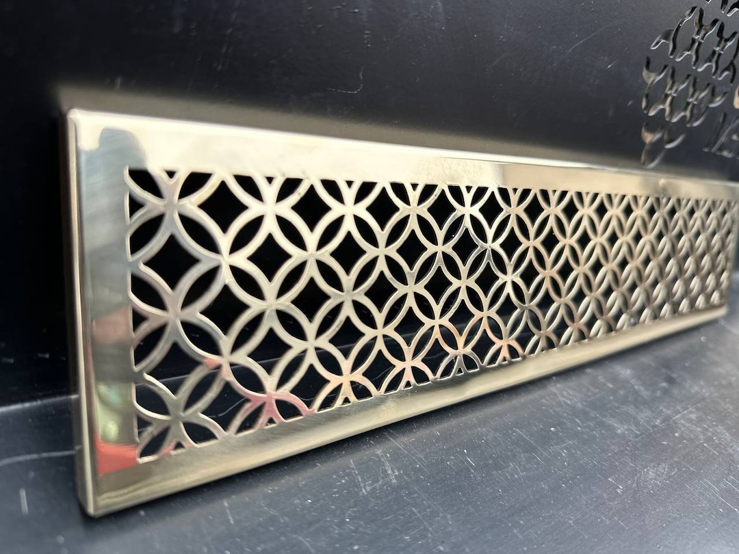 PURE BRASS! 100% Custom-made Air Grilles, Air Return Vent Covers ...