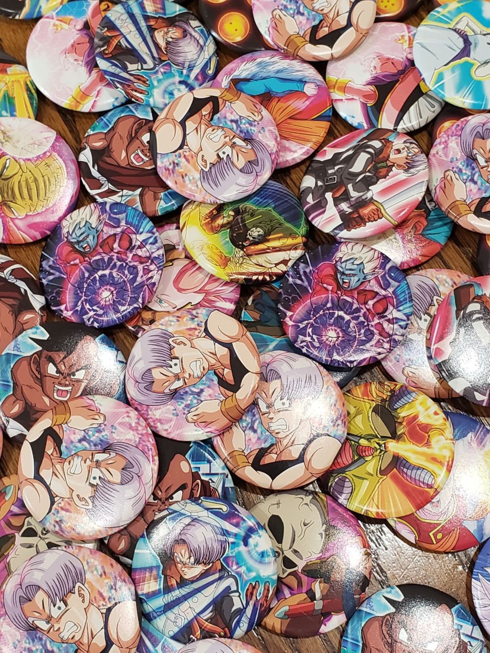 Dragonball Buttons - Etsy
