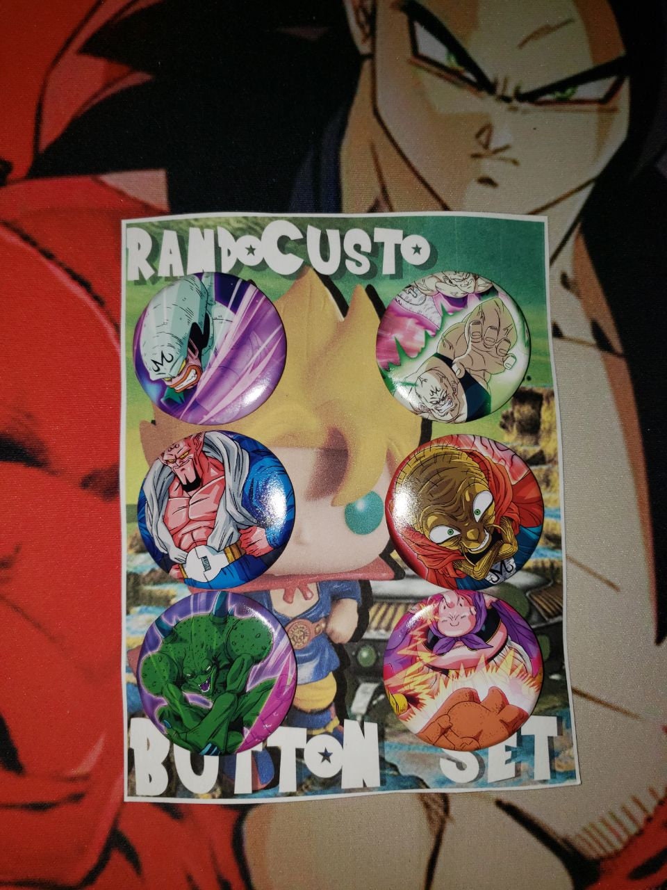 Dragonball Buttons - Etsy