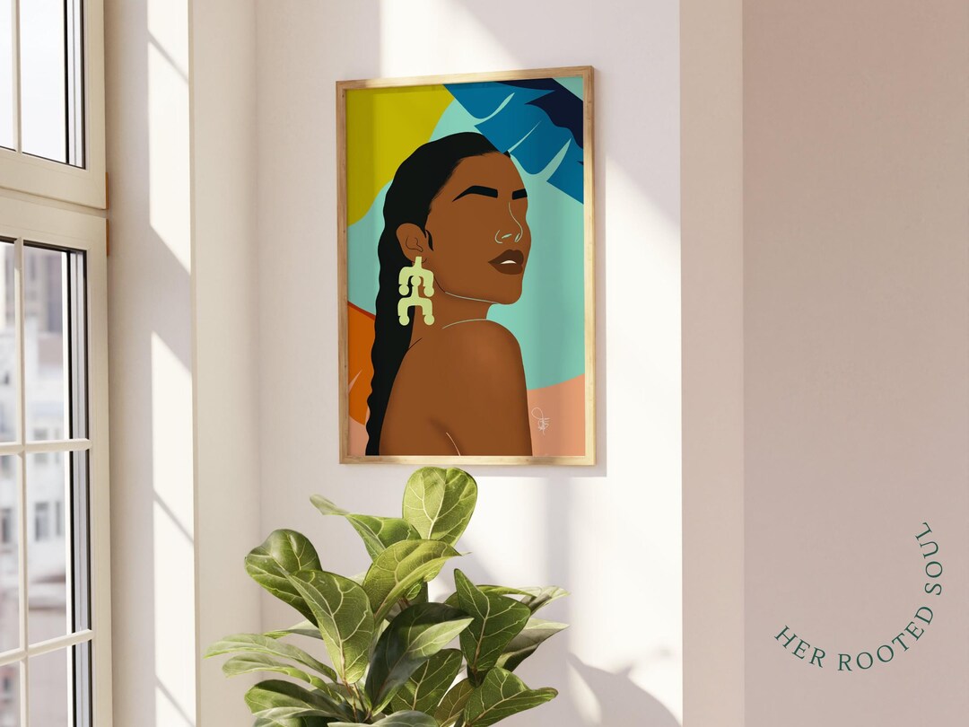 Honor Your Voice - Black Woman Art Print , Caribbean Inspired Decor - Etsy