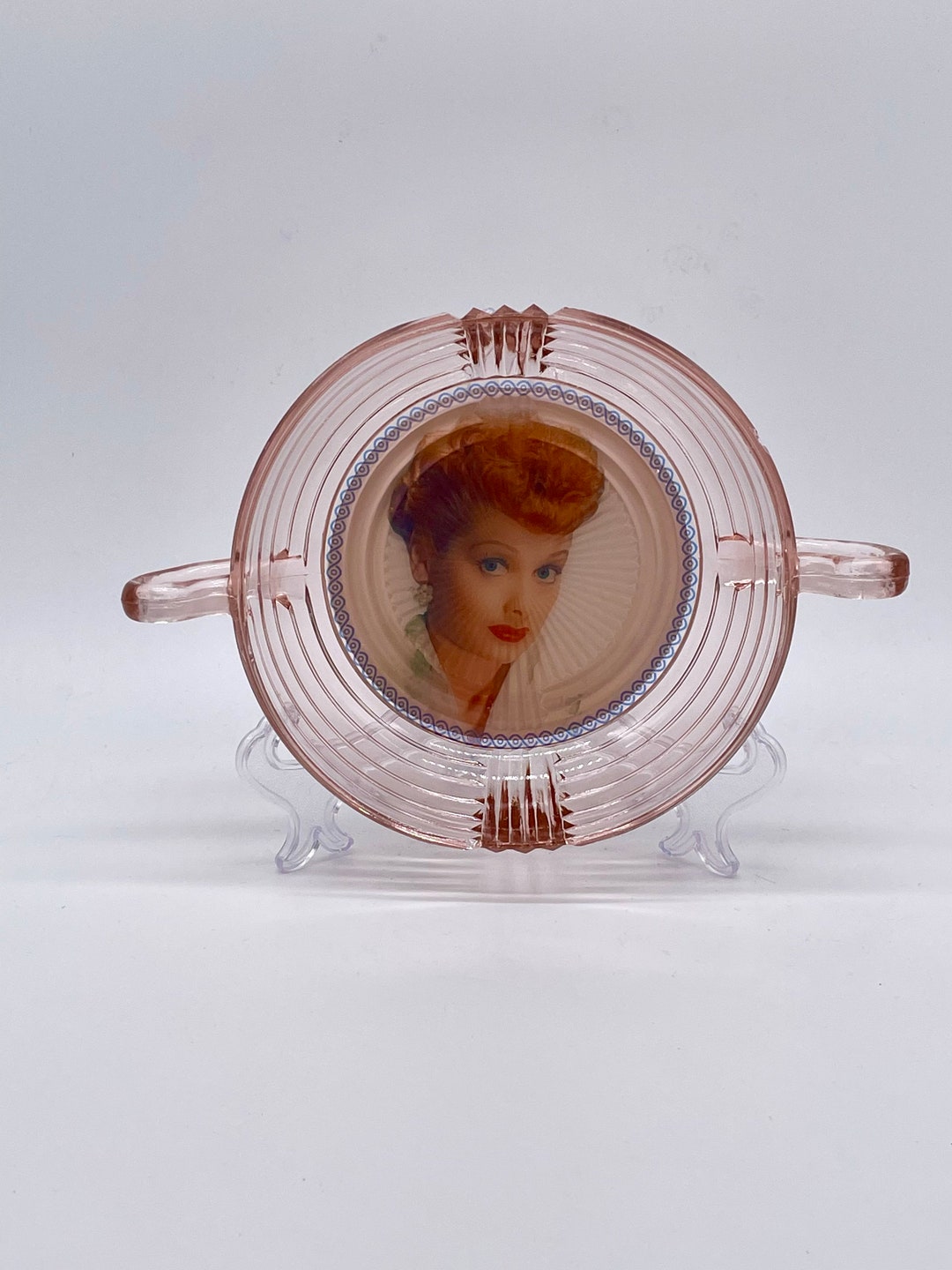 Lucille Ball Repurposed Vintage Glass Bowl - Etsy
