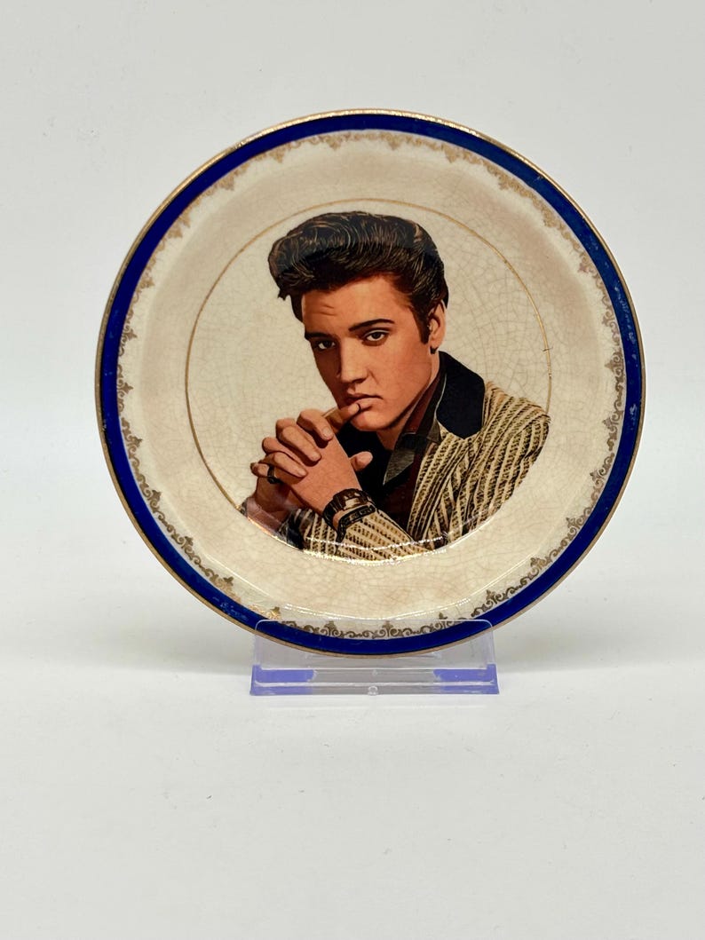 Elvis Presley Repurposed Vintage Catch All Dish - Etsy