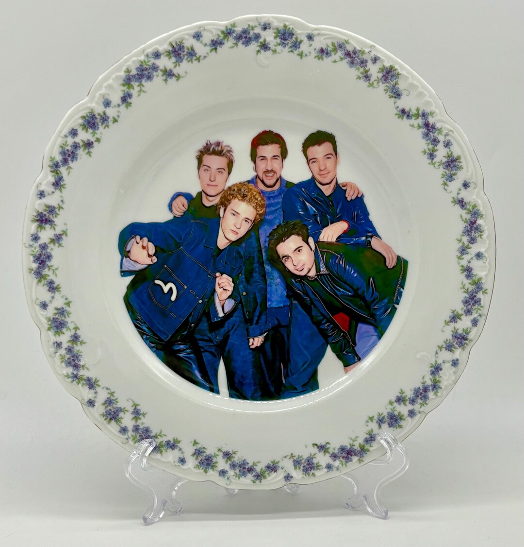 N'SYNC Vintage Repurposed Plate - Etsy