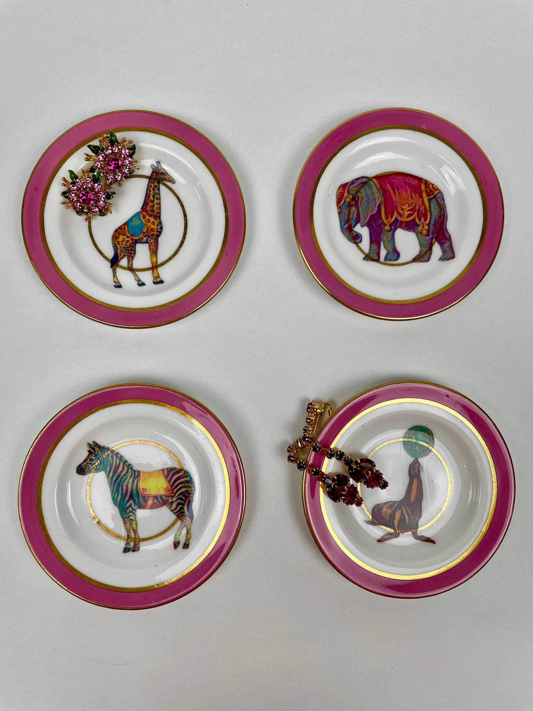 Catch All Dishes - Circus Animals - Etsy