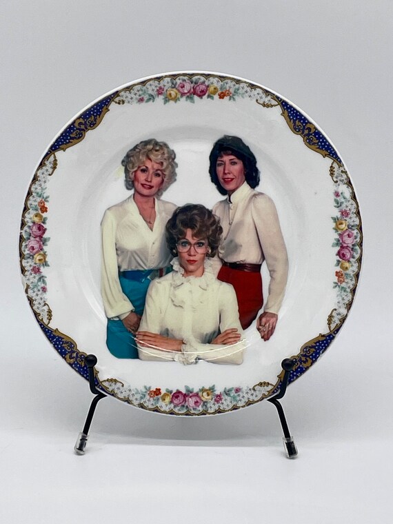 9 to 5 RePurposed Vintage Plate | Etsy