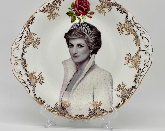 Princess Diana Vintage Repurposed Plate - Etsy