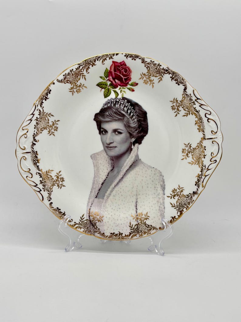 Princess Diana Vintage Repurposed Plate - Etsy