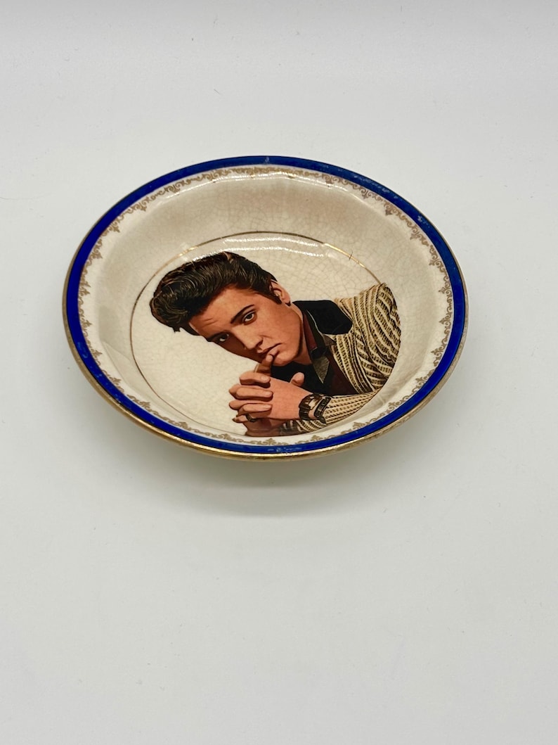 Elvis Presley Repurposed Vintage Catch All Dish - Etsy