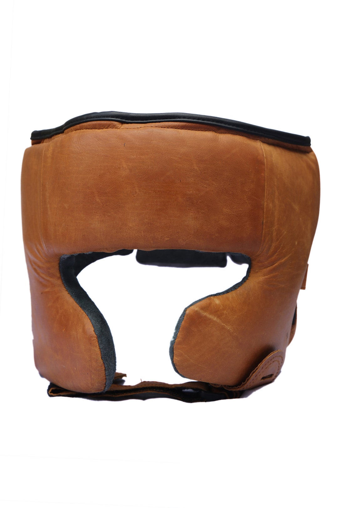 Retro Tan Leather Boxing Headguard - Etsy