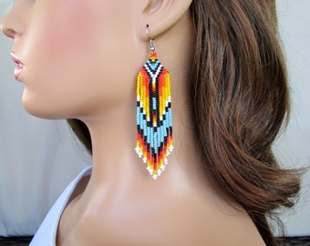 Native Americans Jewelry, Beaded Earrings, Indigenous Owned Shops, Seed ...