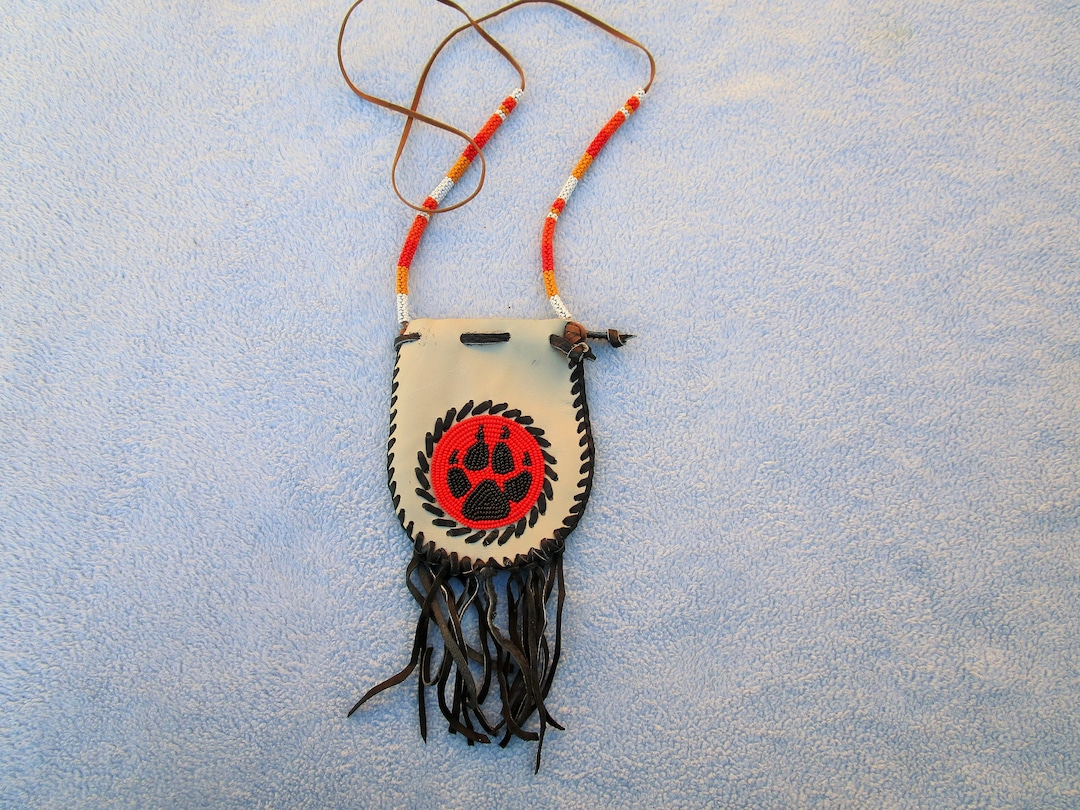 Native American Leather Medicine Bag Indigenous Owned Shops - Etsy
