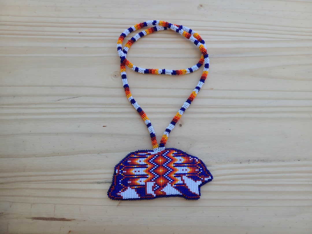 Native American Beaded Medallion, Beaded Medallion, Native Bead ...