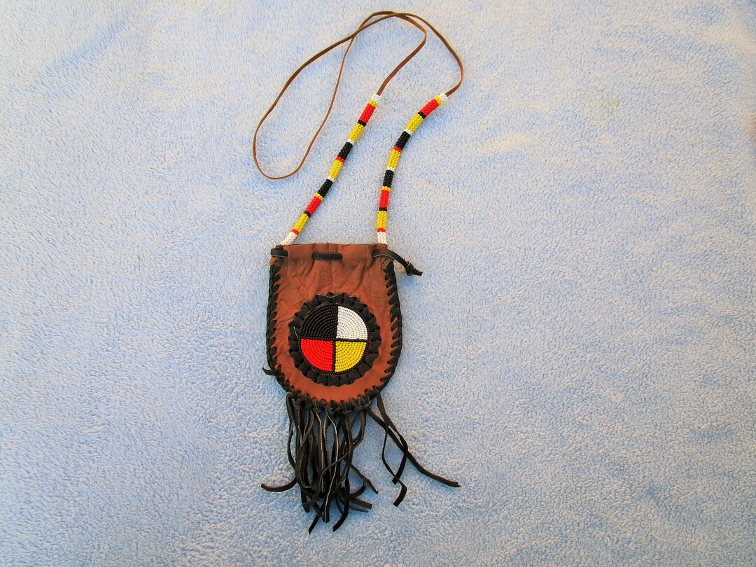 Native American Leather Medicine Bag Indigenous Owned Shops - Etsy