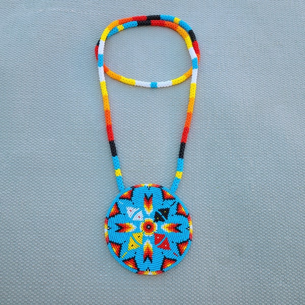 Beaded Medallion Native - Etsy