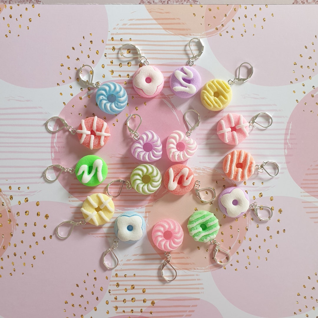 Cute Doughnut Stitch Marker Knitting Crochet Gift Place Holder Progress ...
