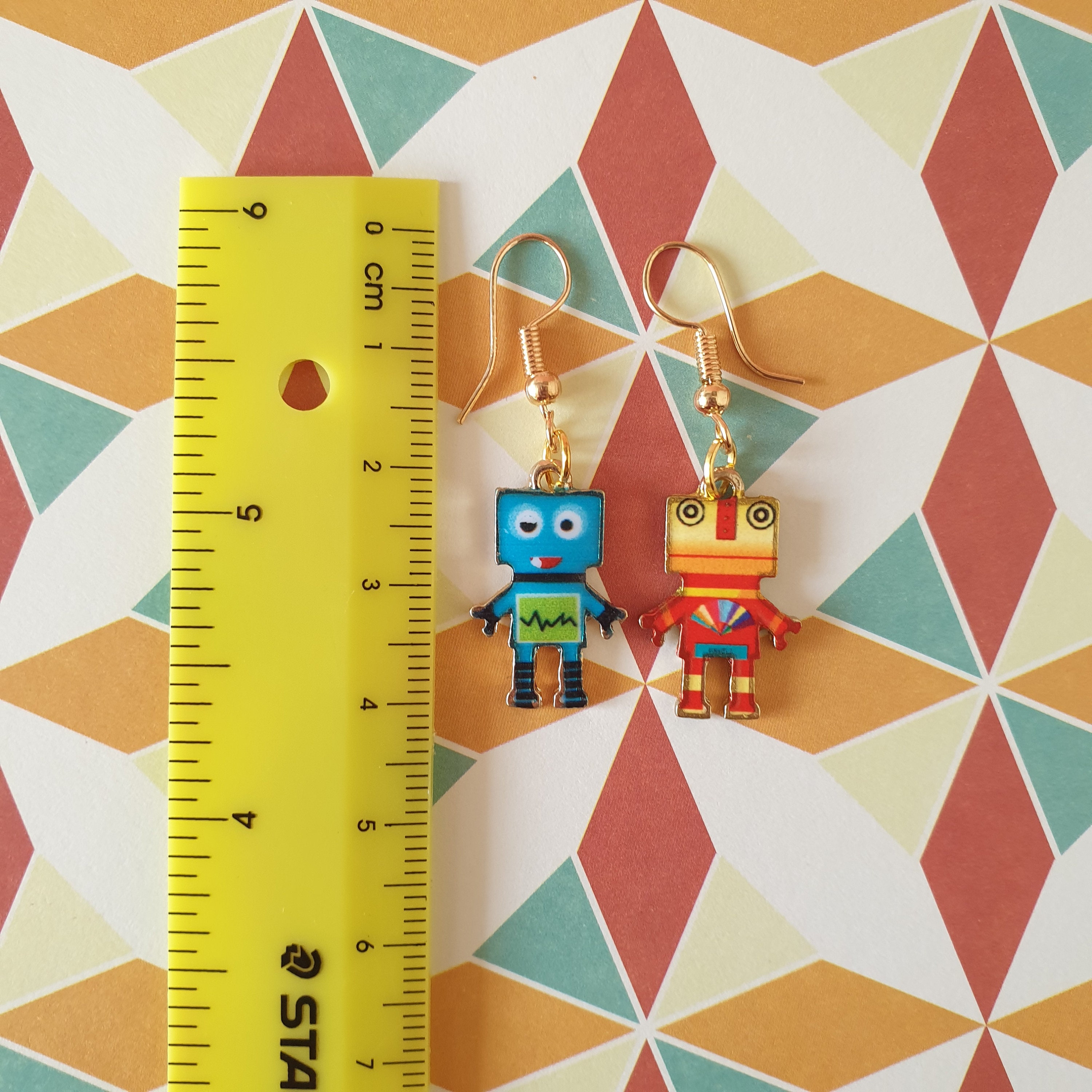 Cute Robot Quirky Earrings Unusual Jewellery Geeky Gift | Etsy