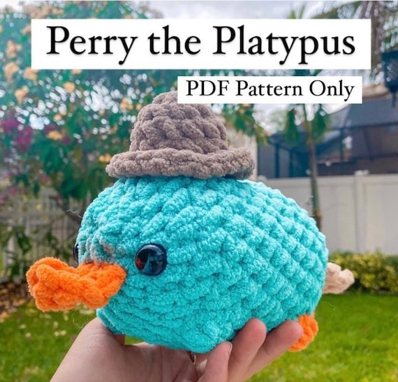 Crochet Perry the Platypus Pattern - Etsy