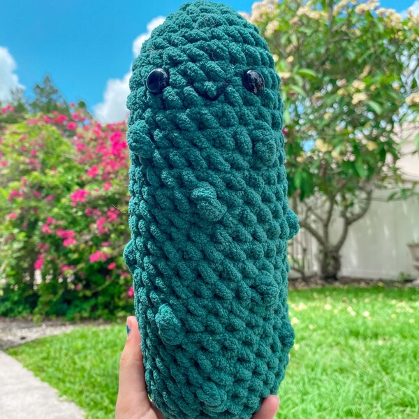 Crochet Pickle Keychain Pattern - Etsy