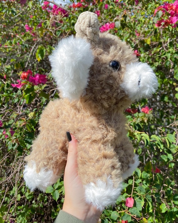 Stuffed Animals & Plushies Toys Barry The Cow Cute Fluffy Amigurumi Cow ...