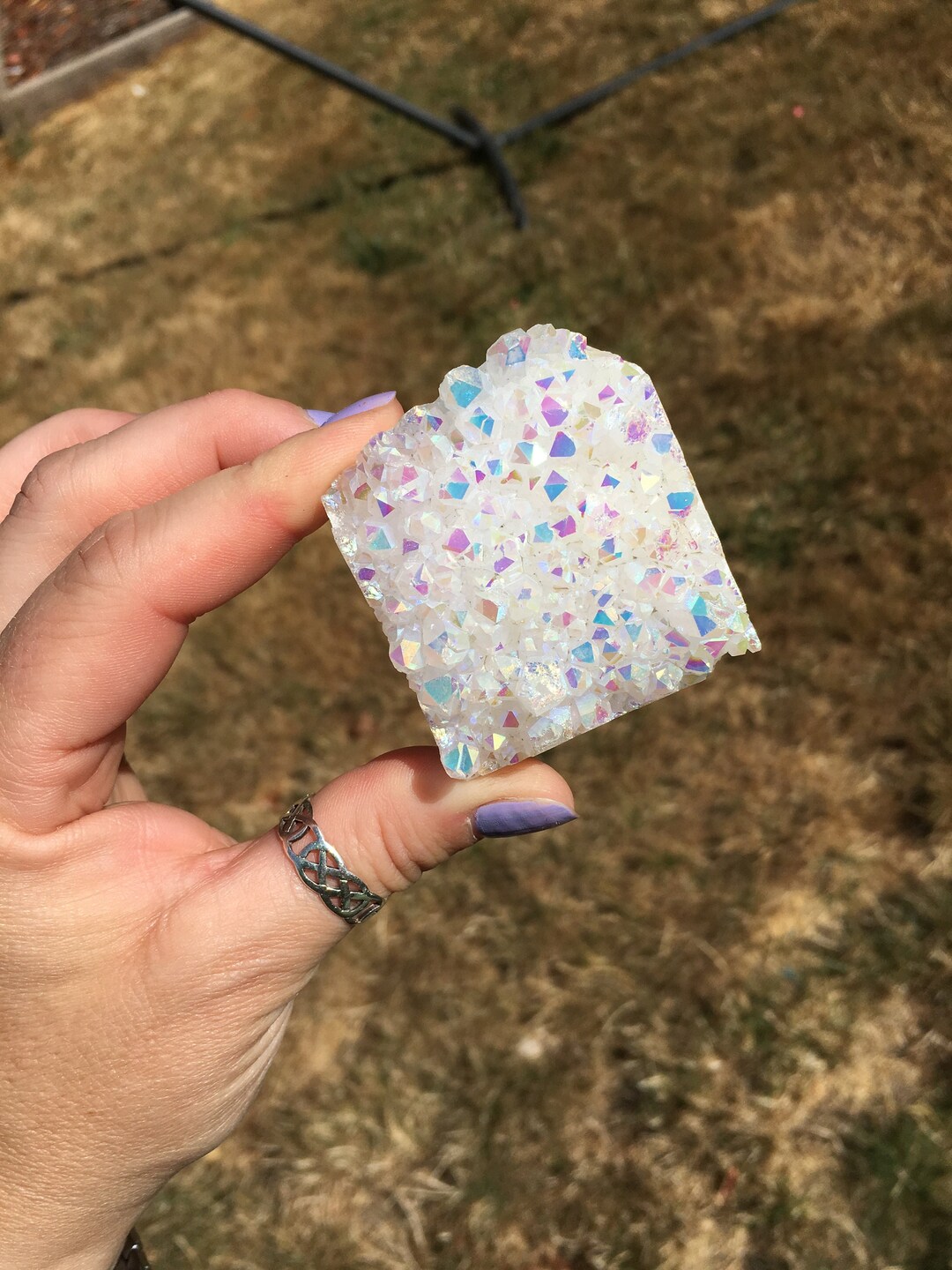 Gorgeous Angel Aura White Quartz Cluster #1250 - Etsy