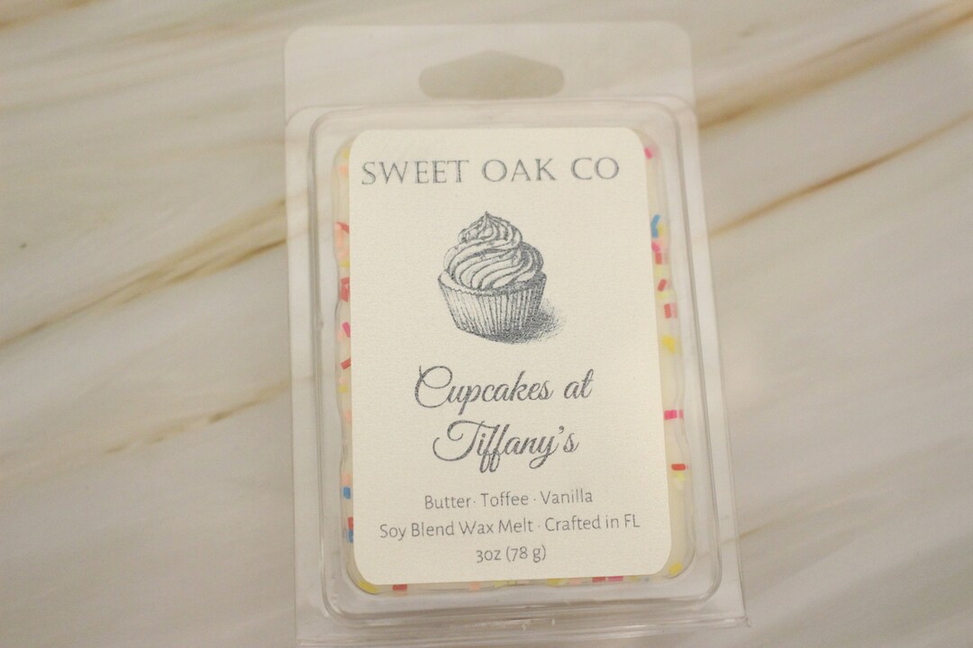 Cupcakes at Tiffany's | Long Lasting Wax Melt | Butter Toffee, Vanilla ...