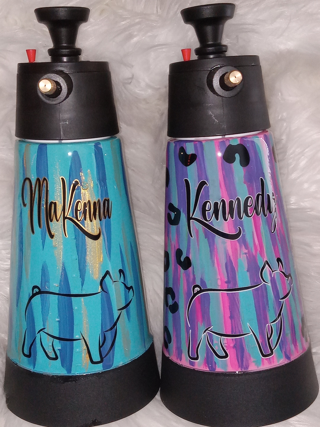 Custom Pig Sprayer Gift Set, Pick Your Own Colors, Hand Painted ...