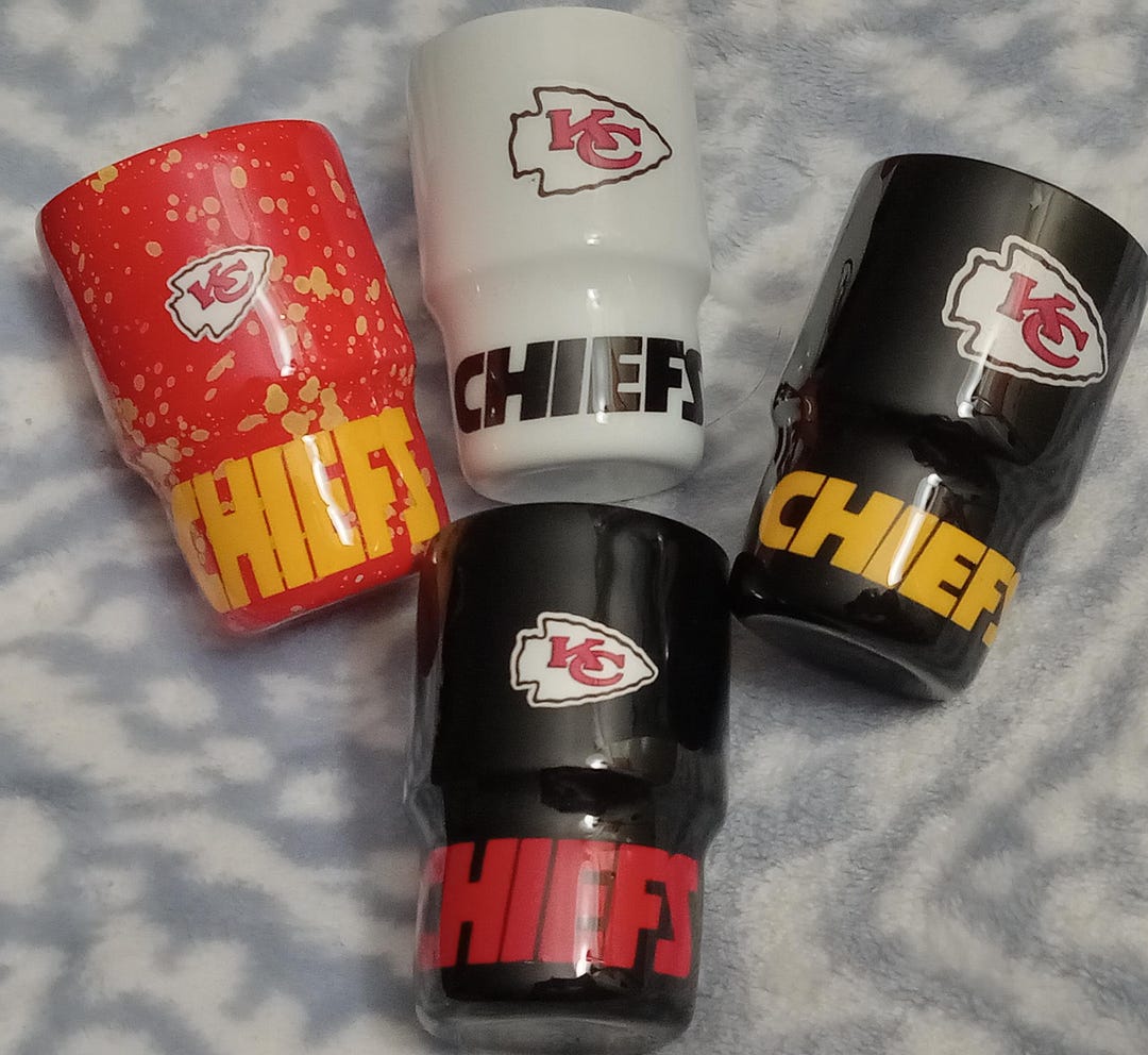 Many Ready Now. Custom Chiefs 3 Oz Shot Tumblers, Custom Kansas City ...